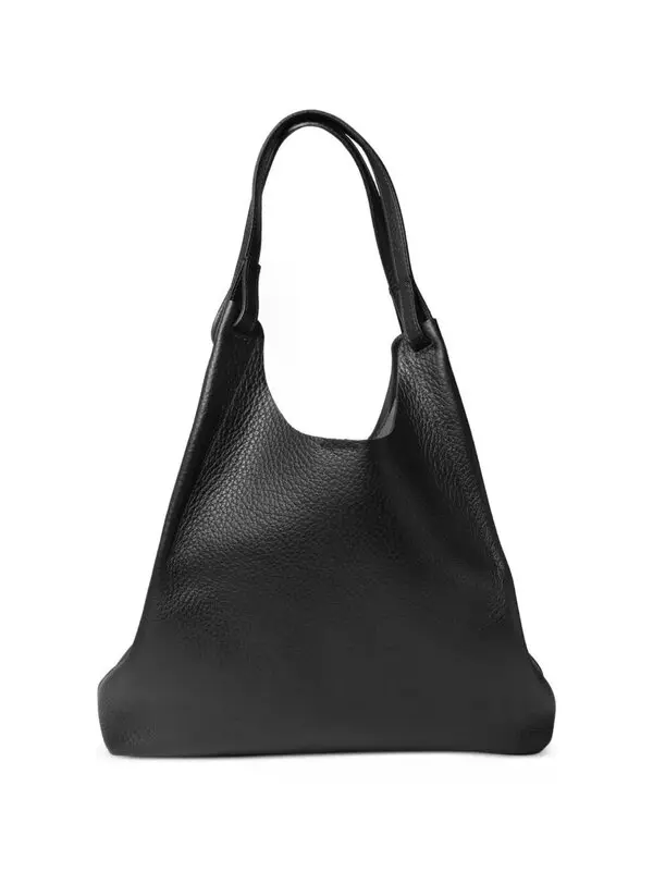 GIANNI CHIARINI Grained Leather Shoulder Bag