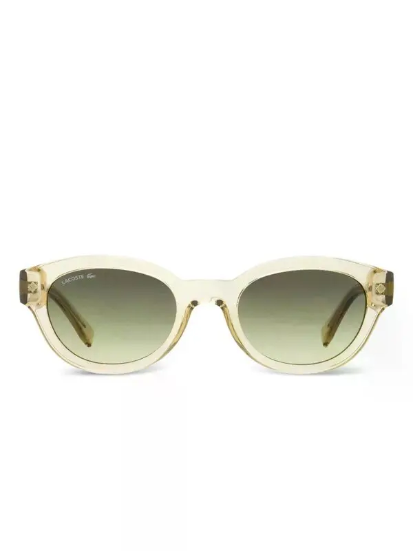 Lacoste Oval Frame Sunglasses - Neutrals