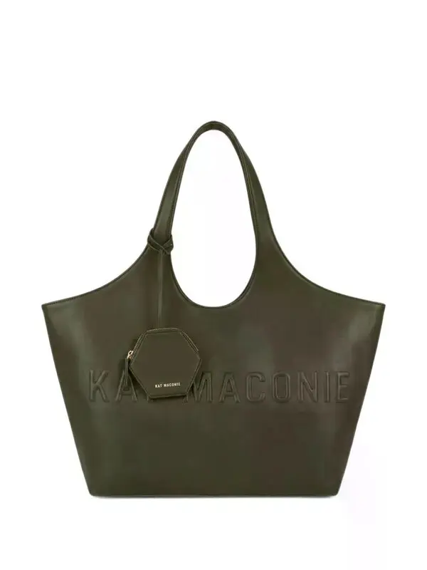 KAT MACONIE Logo-embossed Shoulder Bag - Green