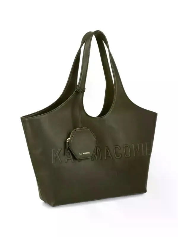 KAT MACONIE Logo-embossed Shoulder Bag - Green