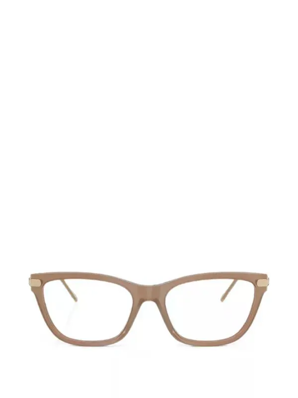 Emporio Armani Cat-eye Frame Eyeglasses - Neutrals