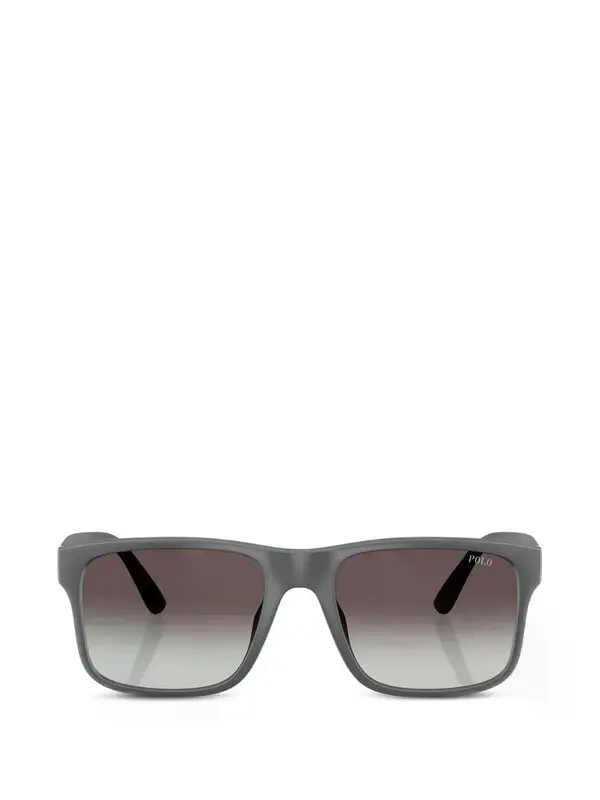 POLO RALPH LAUREN EYEWEAR Matte-finish Rectangle-frame Sunglasses