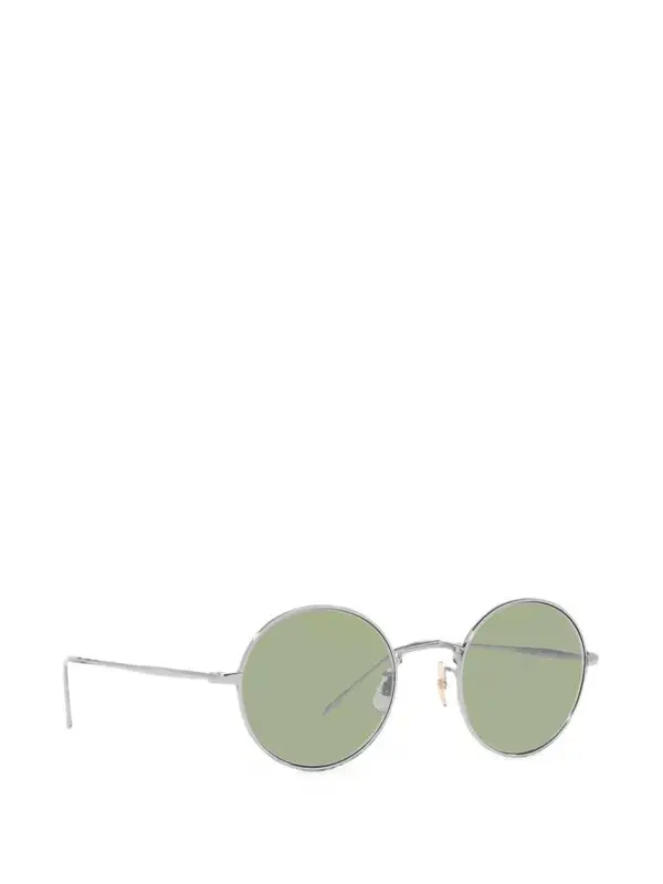 Oliver Spencer G. Ponti-3 Round-frame Sunglasses - Silver