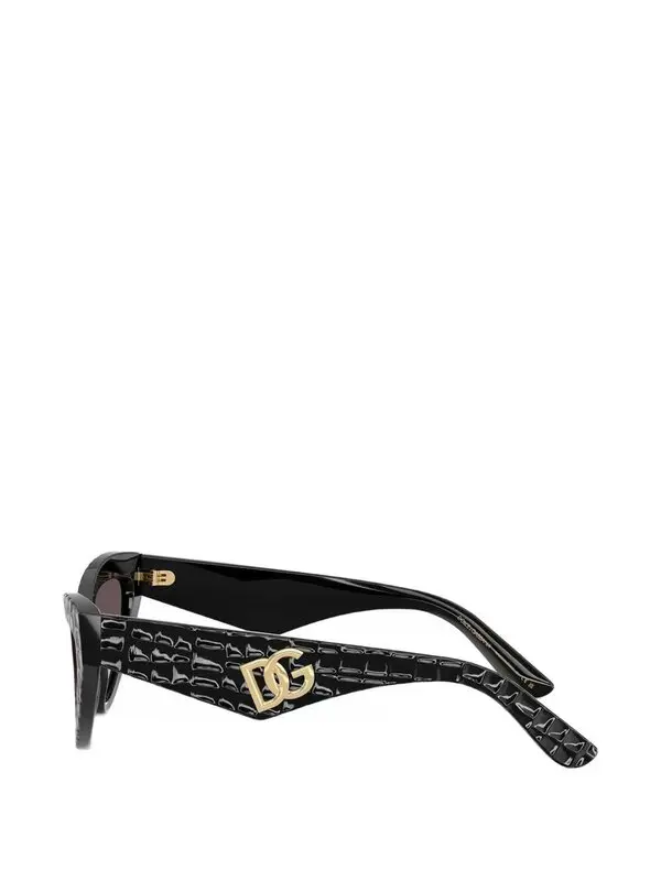 Dolce & Gabbana Texture Logo Sunglasses