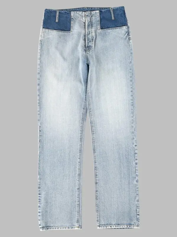 MAISON MARGIELA Patchwork Denim Jeans - Blue