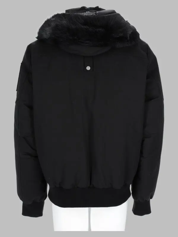 Moose Knuckles Zip Up Logo Elastic Jacket