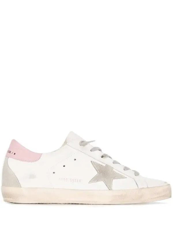 GOLDEN GOOSE Sneaker 'superstar' Low Top With Worn Effect In Leather For - White