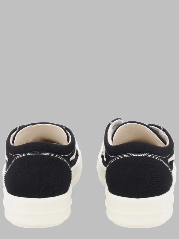 Rick Owens Cotton Sneakers - Black