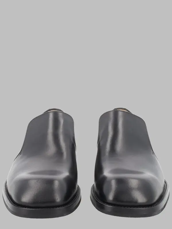LEMAIRE Leather Flat Shoes - Black