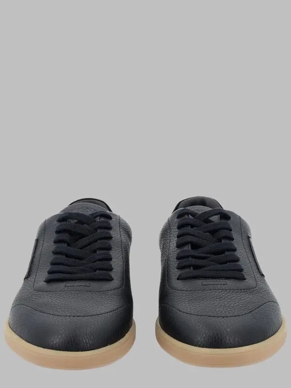 Zegna Leather Sneakers - Black
