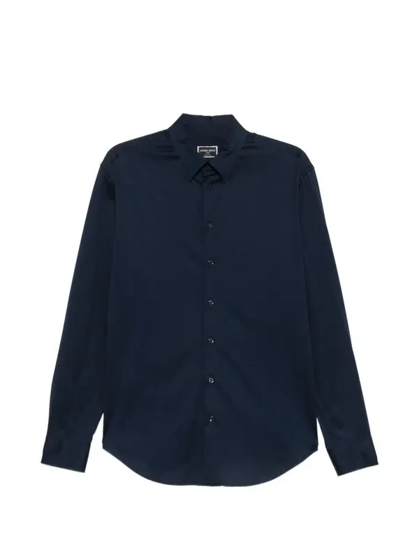 Giorgio Armani Slim Fit Cotton Shirt - Multicolor
