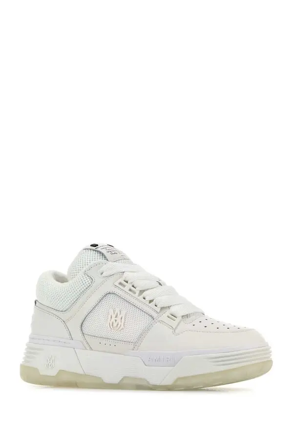Amiri Leather And Fabric Ma-1 Sneakers - White