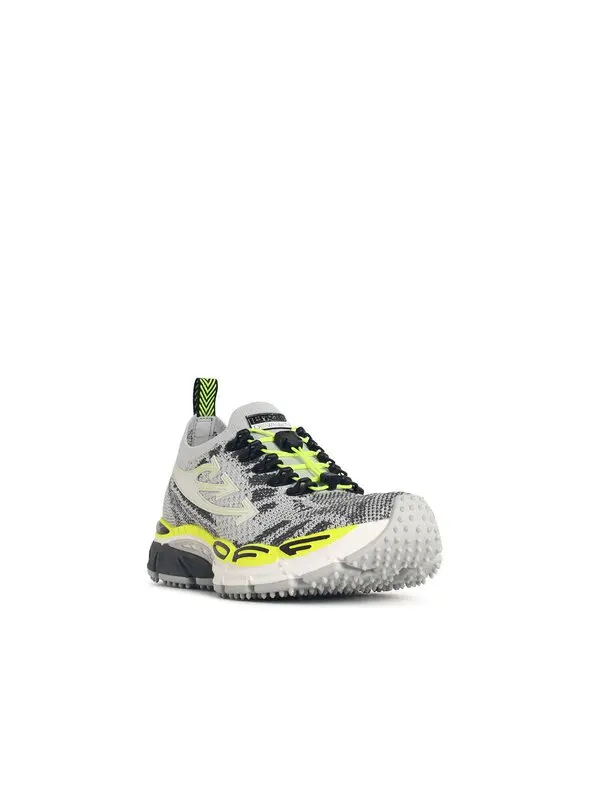 Off-White Be Right Back' Grey Polyester Sneakers