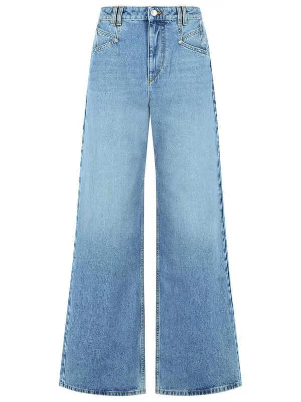 Isabel Marant Étoile Lemony' Light Cotton Jeans - Blue