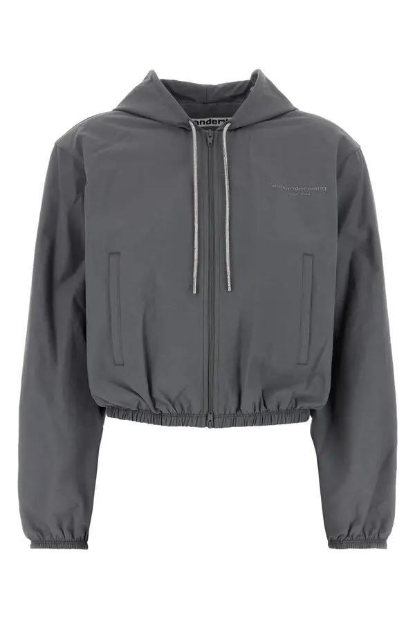 Alexander Wang Tech Fabric Sweatshirt - Gray