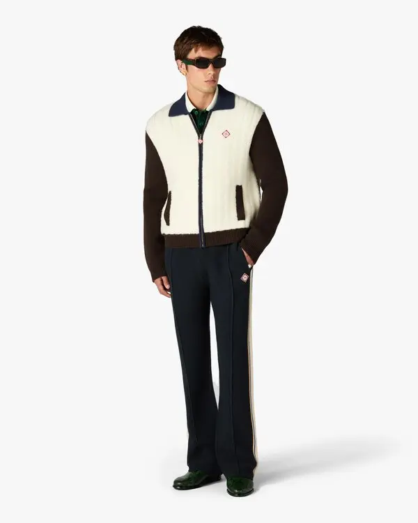 Casablanca Café Culture Wool Track Pants