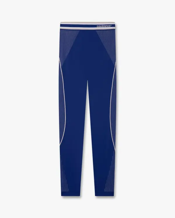 Casablanca Seamless Leggings - Blue