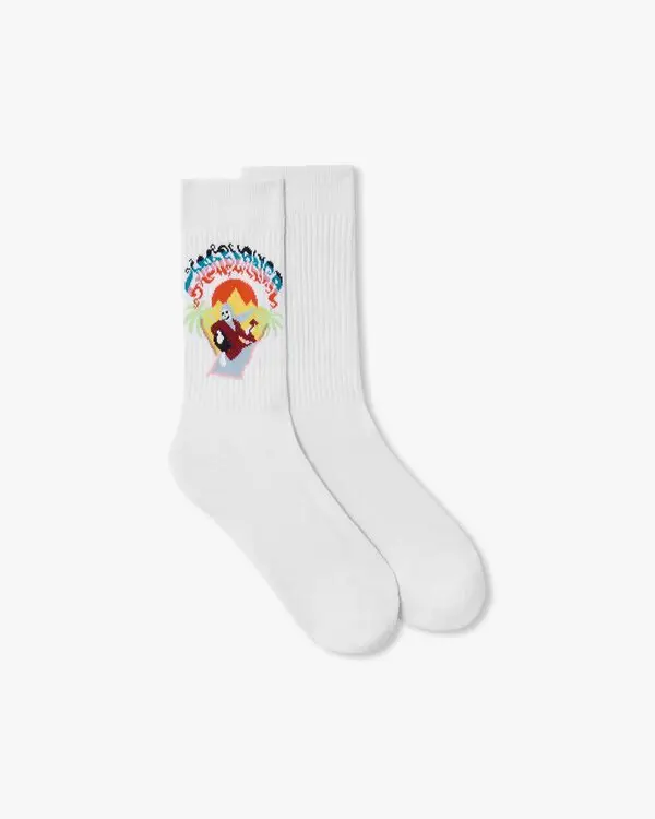 Casablanca Eveil Ancestral Crew Socks