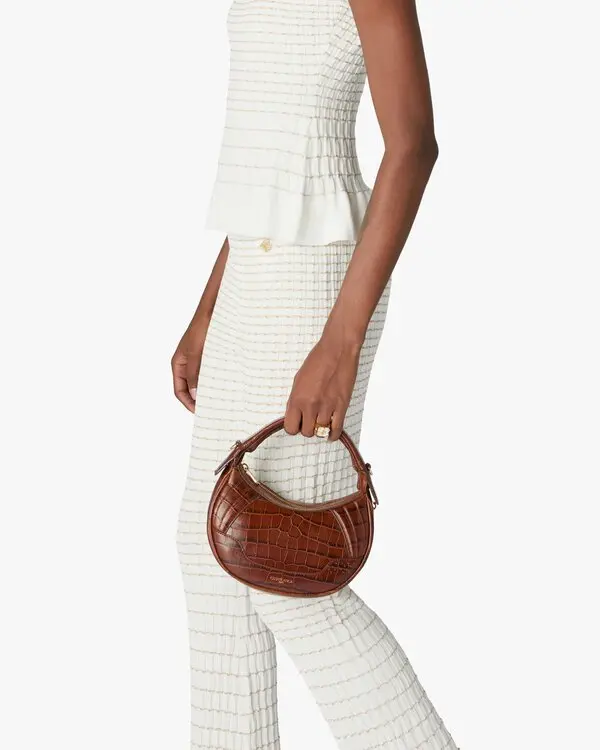 Casablanca Brown Biker Bag By