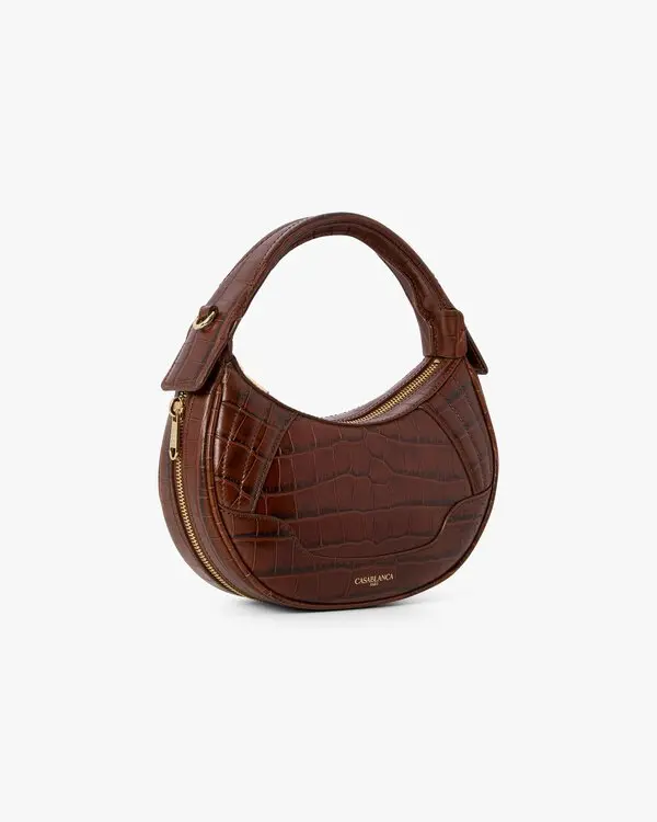 Casablanca Brown Biker Bag By