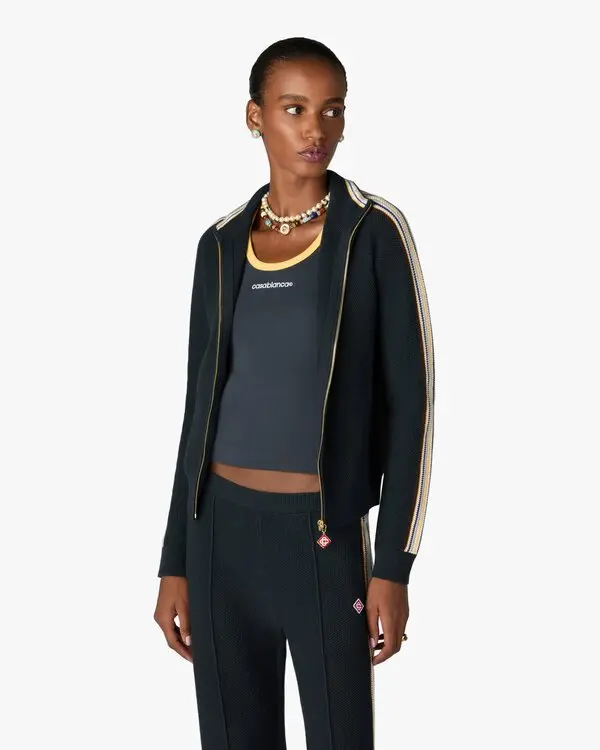 Casablanca Café Culture Wool Track Jacket
