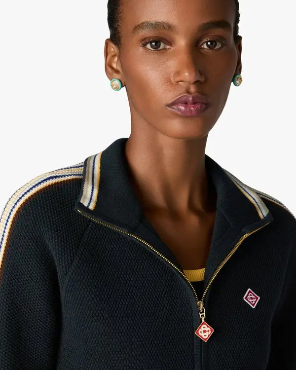 Casablanca Café Culture Wool Track Jacket