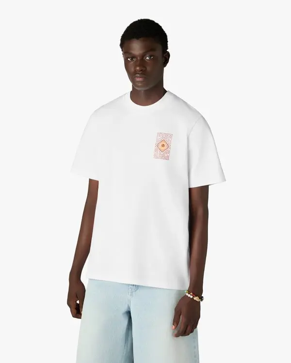 Casablanca Hermons Mirage Short Sleeve T-shirt - White