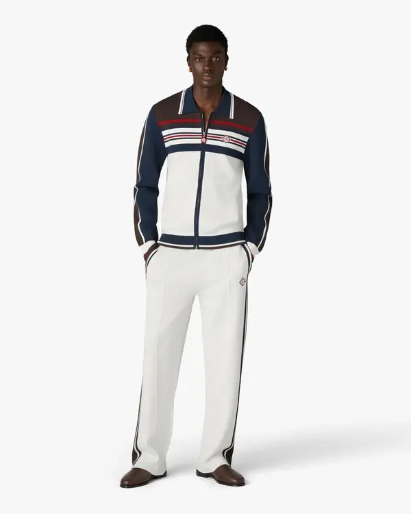 Casablanca Café Culture Stripe Track Jacket