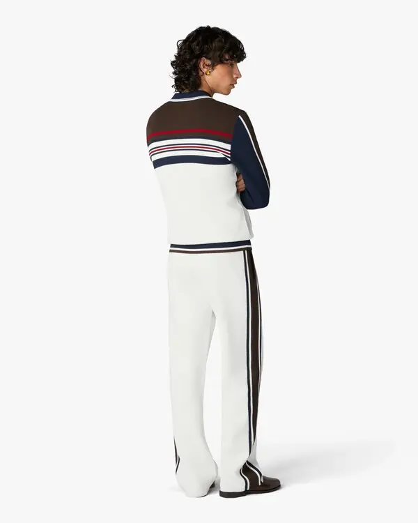 Casablanca Café Culture Stripe Track Pants - Brown