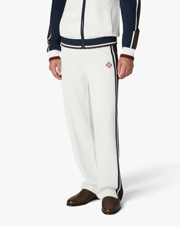Casablanca Café Culture Stripe Track Pants - Brown