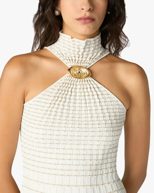 Casablanca Pleated Mosaic Top