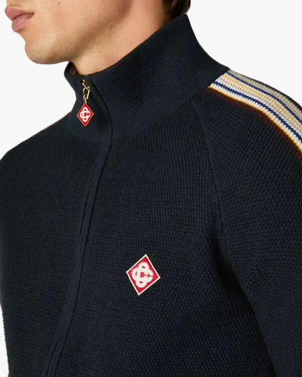 Casablanca Café Culture Wool Track Jacket