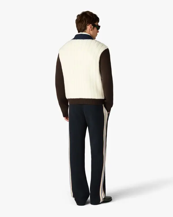 Casablanca Café Culture Wool Fleece Track Jacket