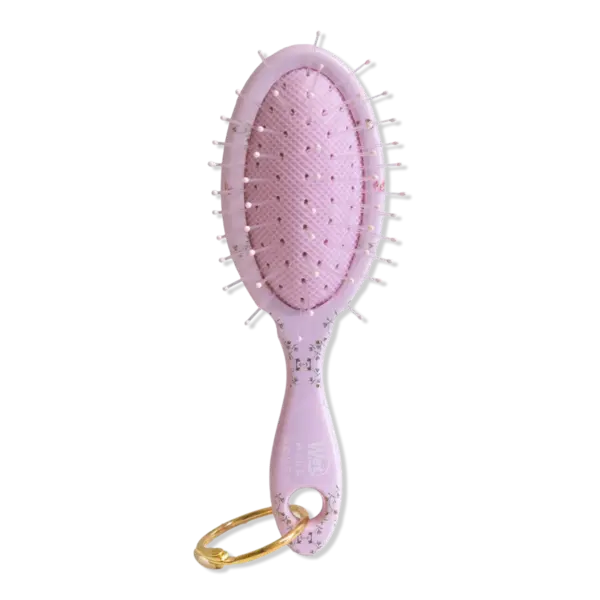 WET BRUSH X Hill House Mini Detangler Brush Keychain - Pink Trellis