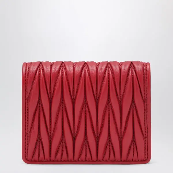 Miu Miu Matelasse Nappa Wallet