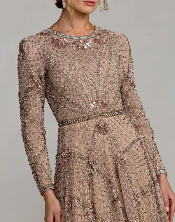 MAC DUGGAL COLLECTION Rhinestone Embellished Gown