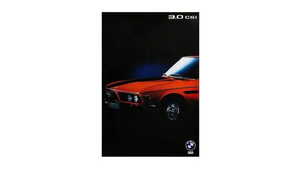 Kith X Bmw Csi 3.0 Poster - Multicolor