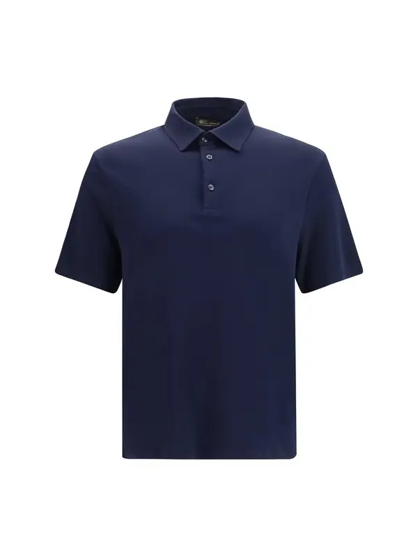 Loro Piana Tremezzo Cotton Polo - Blue