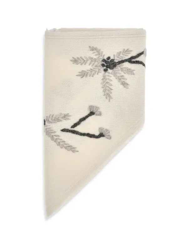 P.a.r.o.s.h Wallaby Floral Knit Scarf - Multicolor