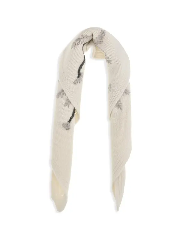 P.a.r.o.s.h Wallaby Floral Knit Scarf - Multicolor