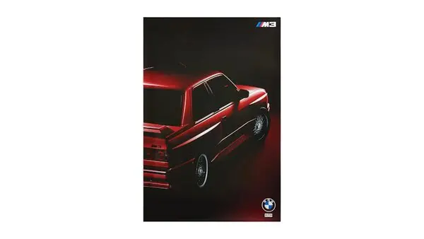 Kith X Bmw 1989 E30 M3 Poster - Multicolor