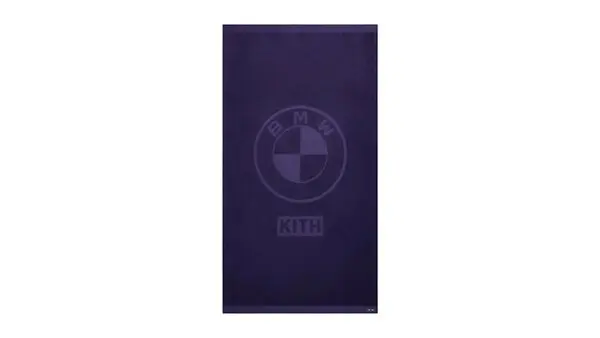 Kith X Bmw Jacquard Towel - Techno Violet