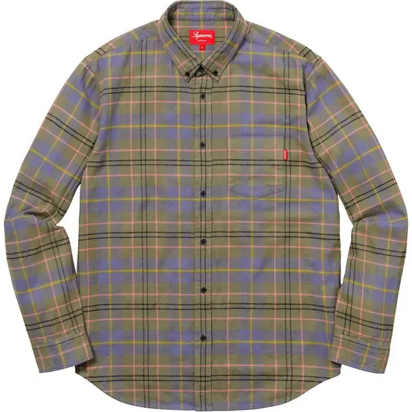 Supreme Tartan Flannel Shirt