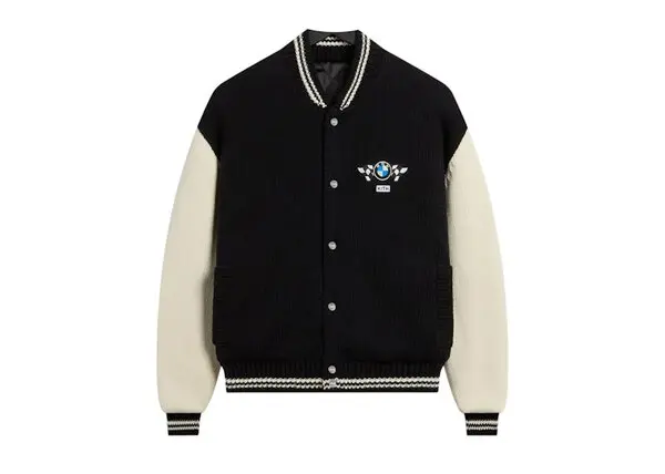 Kith X Bmw Porter Knit Varsity Bomber - Black