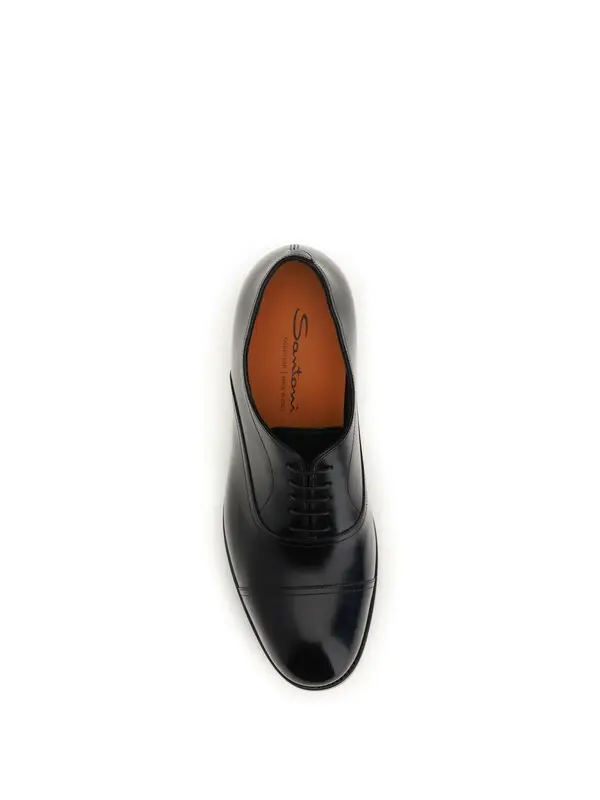 Santoni Leather Lace-up Shoes