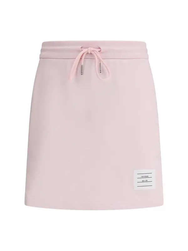 Thom Browne Cotton Mini Skirt - Pink