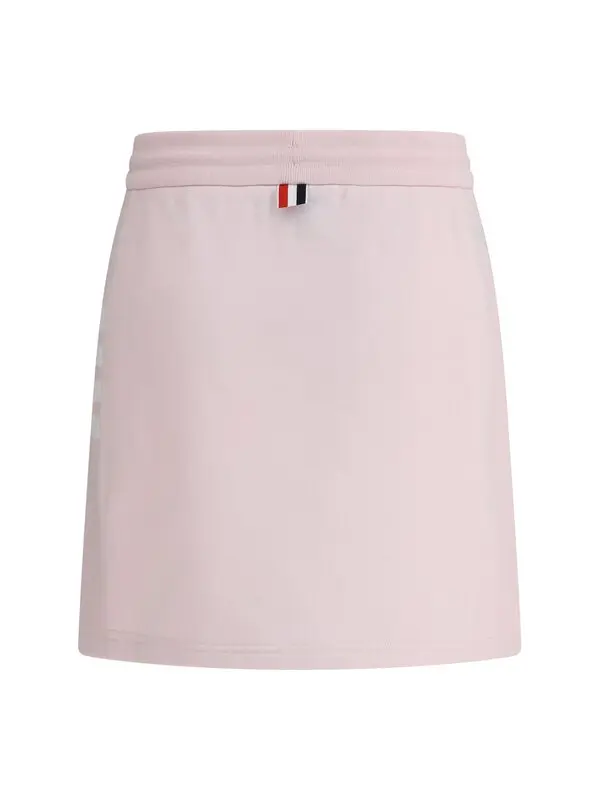 Thom Browne Cotton Mini Skirt - Pink