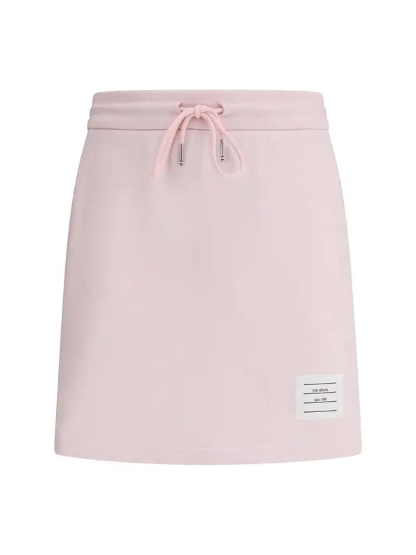 Thom Browne Cotton Mini Skirt - Pink