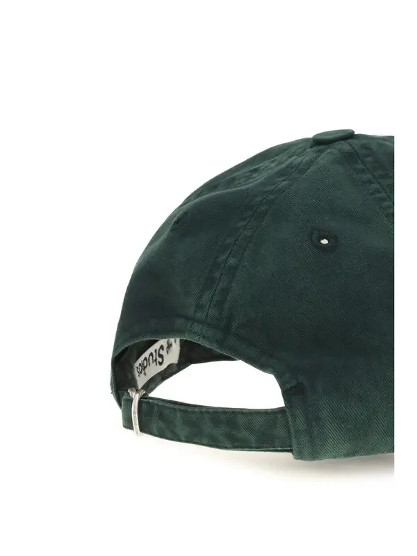 Acne Studios Logo Baseball Cap - Green
