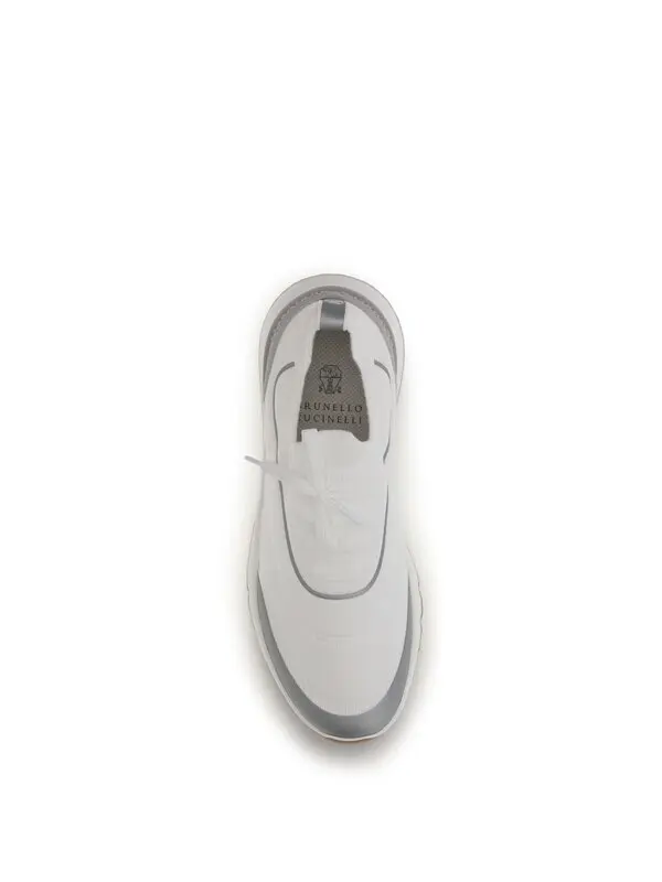 Brunello Cucinelli Techno Cotton Knit Sneakers Runners